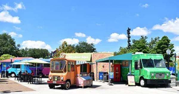 Sesame Street Land Food Trucks